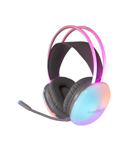 Kooltech Auriculares Casco Gaming Luz LED XBox/PS5/PS4/PC/Móvil CHP-340
