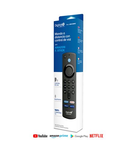 Digivolt Mando Smart TV Compatible c/ Amazon Stick Control Voz BT AMZ-66