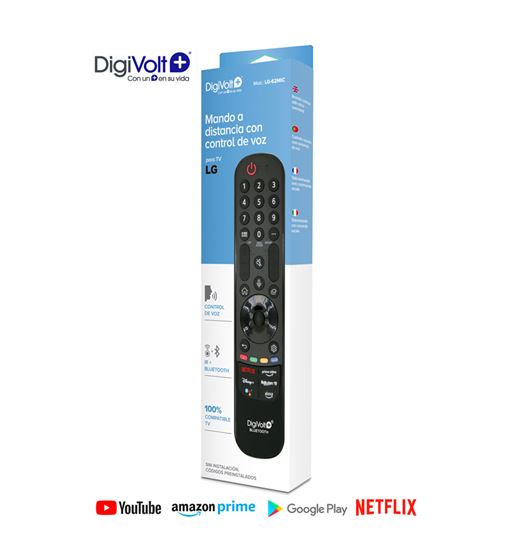 Digivolt Mando Smart TV Compatible c/ LG Control Voz + IR BT LG-62
